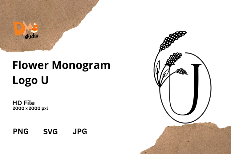 Flower Monogram Logo (6057715)