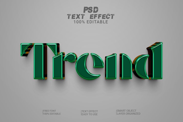Trend 3d Editable Text Effect Style (2478203)