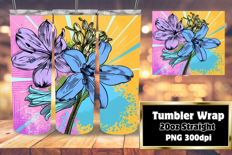 Eye-catching Floral Pattern Sublimation Wraps (3826500)
