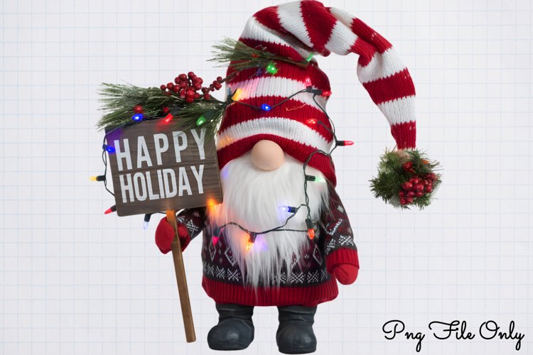Christmas Festive gnome clipart PNG (4809956)