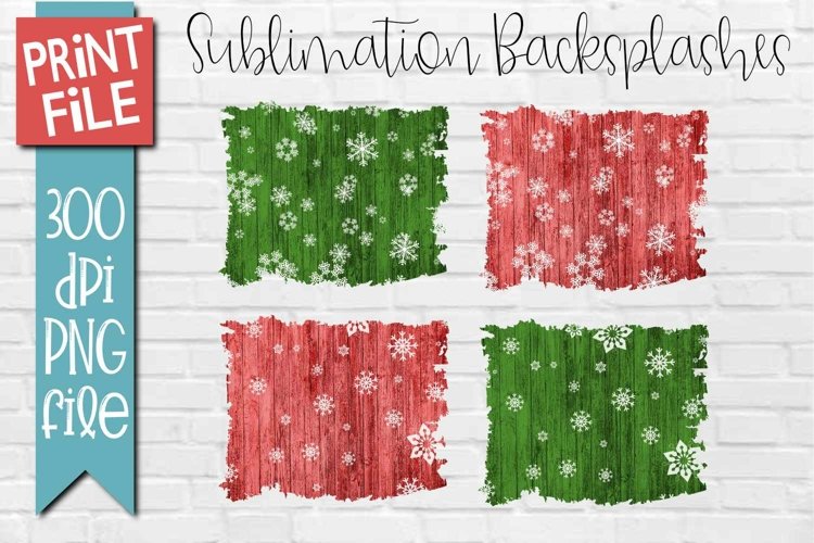 Sublimation Backsplash Background Design