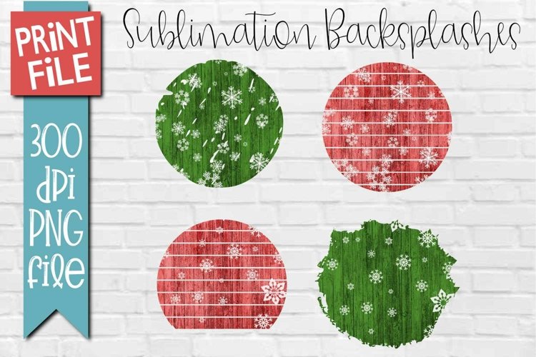 Sublimation Backsplash Background Design