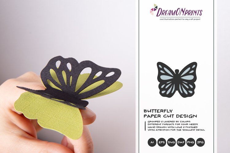 Butterfly SVG | Butterfly Paper Cut Layered SVG