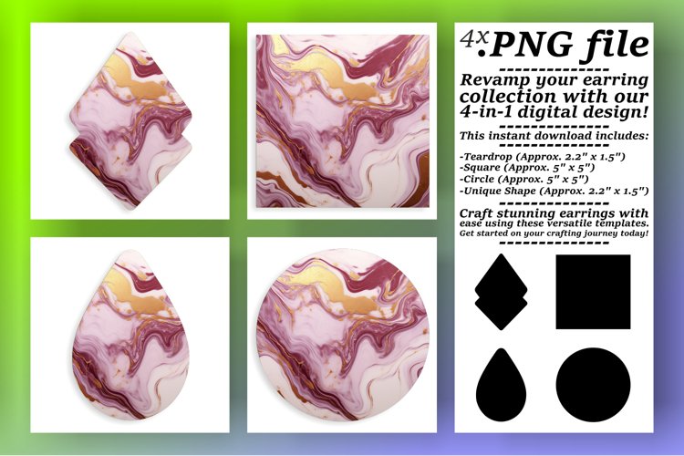 Round and Elegant: Marble Sublimation