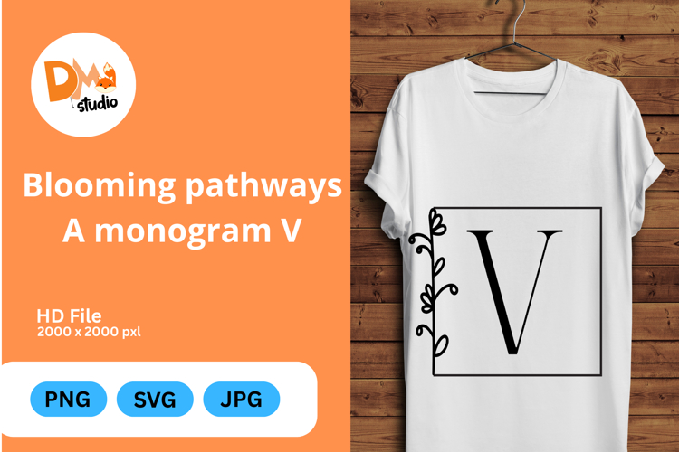 Blooming Pathways Monogram (6103772)