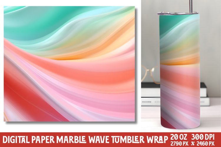 Marvel Wave Tumbler Wrap Sublimation