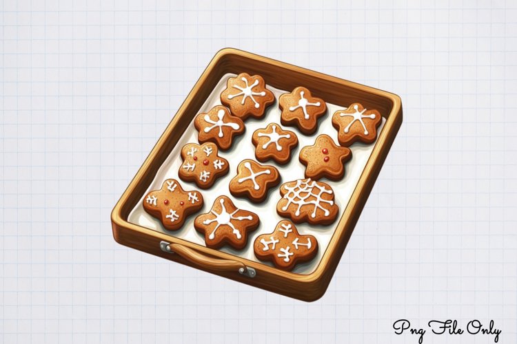 Christmas Gingerbread Clipart PNG (4895143)