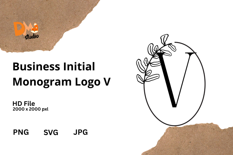 Business Initial Monogram Logo (6052895)