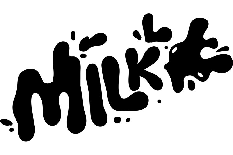 Dairy drop logo milk drop splash emblem for milk (3621478)