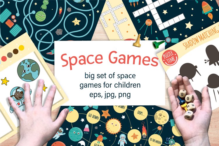 Space Games (416866) | Educational | Design Bundles