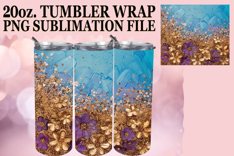 Shiny Leopard Print Tumbler Design: Sublimation - (3560607)