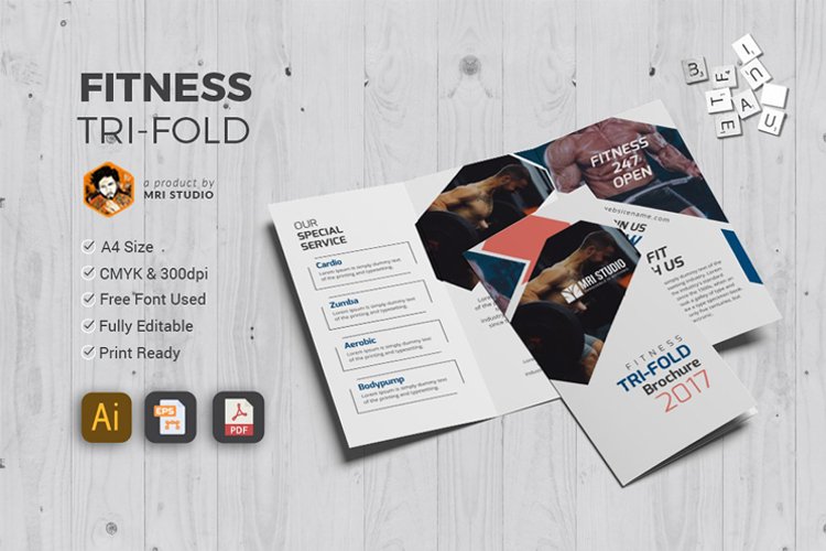 Simple Fitness Tri-Fold