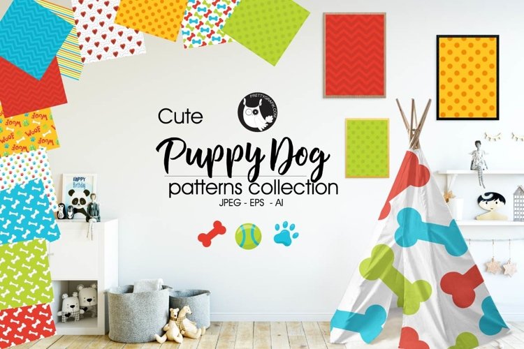 puppy-dog, digital papers