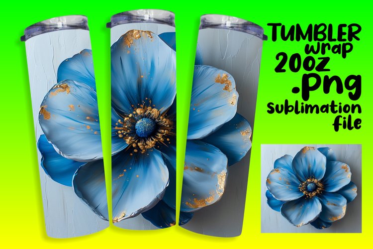 Blooming Beauty: Sublimated Tumbler Wrap (3855224)
