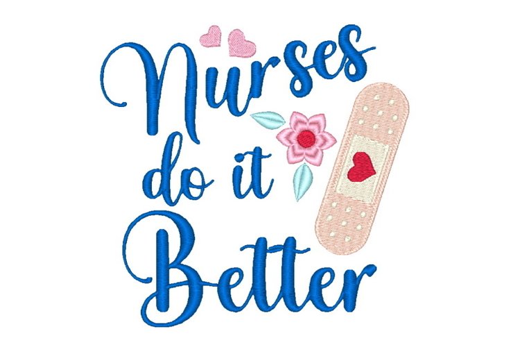 Nurse Embroidery Designs | Stethoscope, Machine | Design Bundles