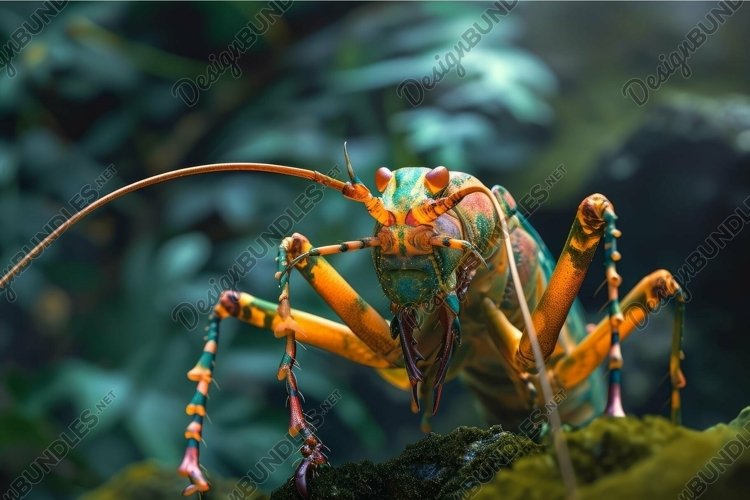 Mythical Arthropod antient fantasy image. Generate Ai
