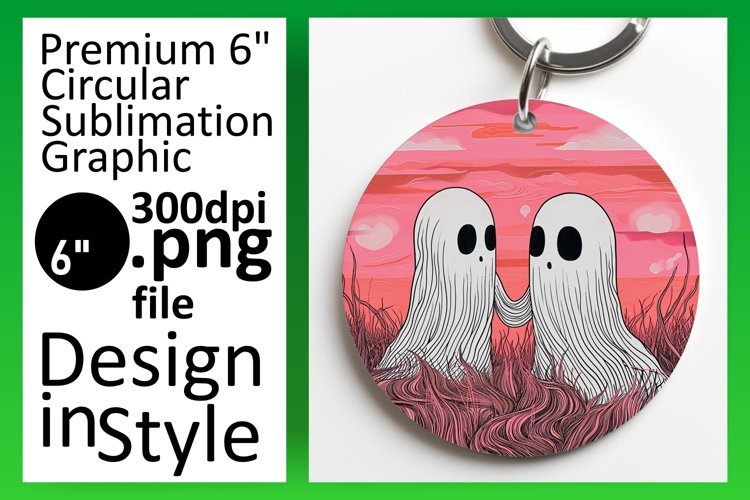 Heartwarming Ghost Keychain