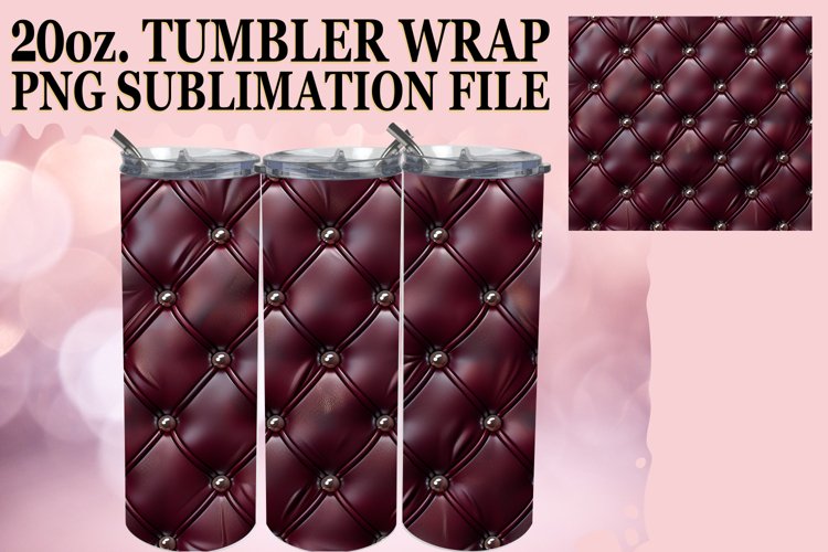 Puffed 3D Design Tumbler Wrap (3581812)