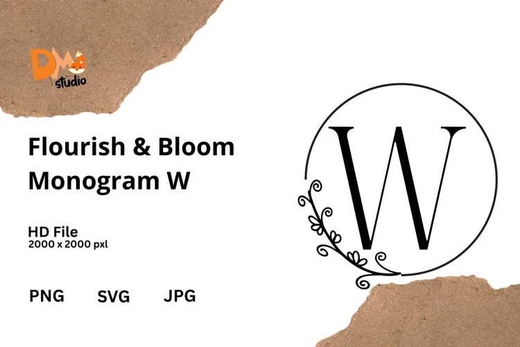 Flourish & Bloom Monogram (6083016)