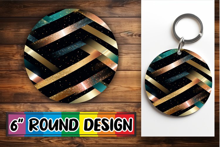 Black & Gold Glamour: Sublimation Creations