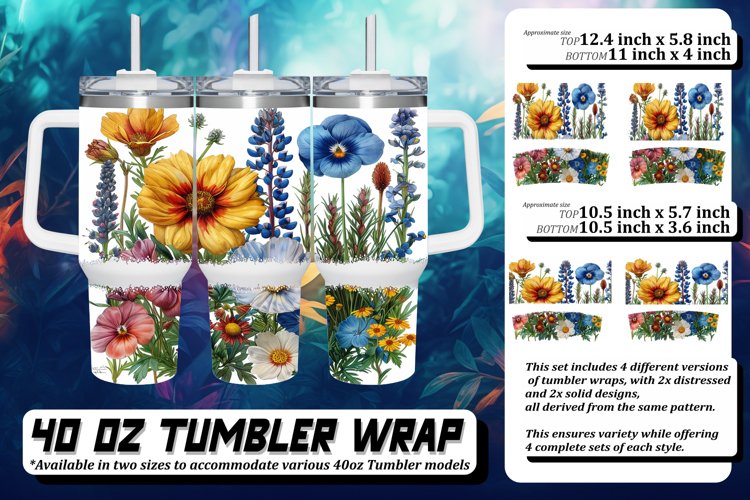 Meadow Muse 40oz Tumbler Sublimation