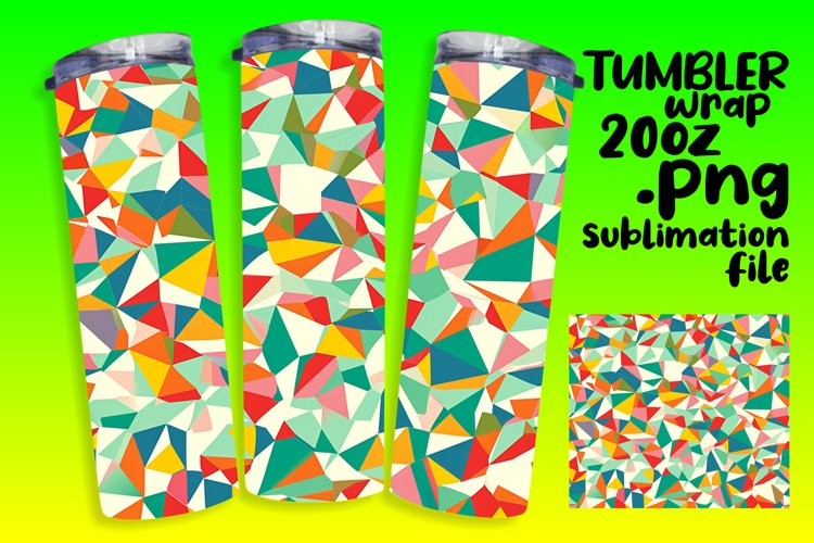 Colorful Sublimation Tumbler - 20oz