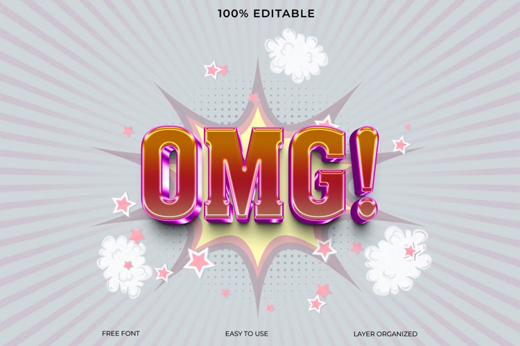 OMG Editable Text Effect Style (4684284)