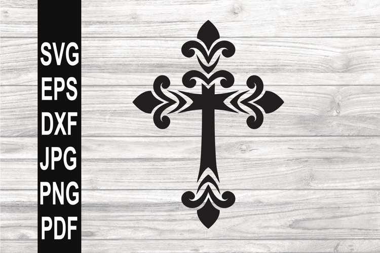 Cross SVG | Filigree cross SVG (407130) | Cut Files | Design Bundles