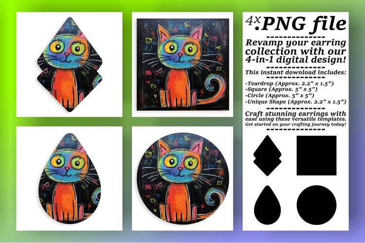 Cat Artistry Unleashed: Sublimation Showcase