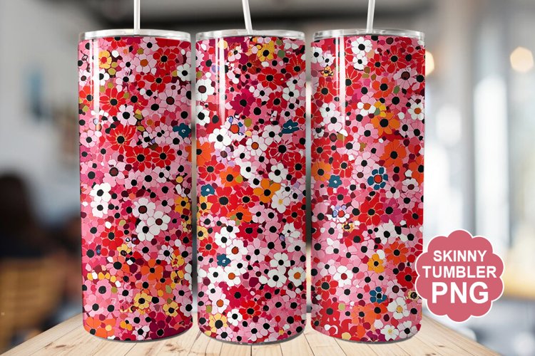 Floral Pattern Tumbler | Floral Tumbler Wrap
