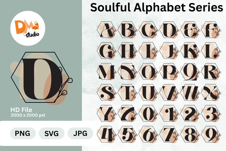 Soulful Alphabet Series Monogram