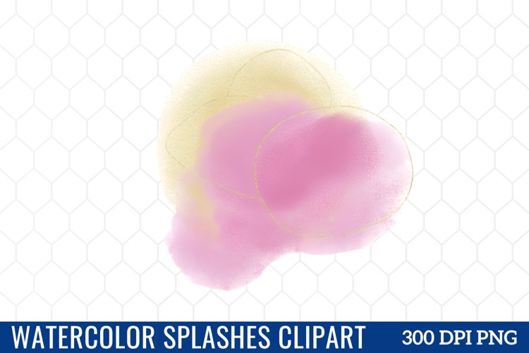 Watercolor Splashes Clipart (3488236)
