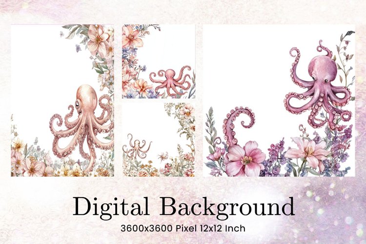 Squid Border Background Blank Backdrops Wallpaper (5222233)