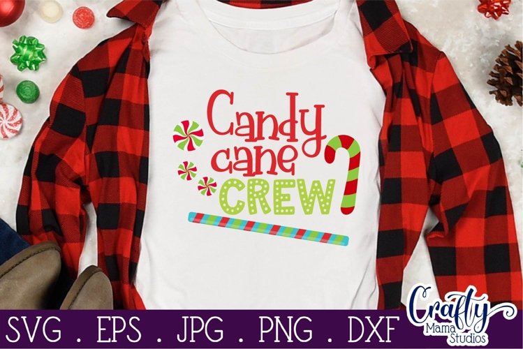 Candy Cane Crew Svg, Christmas Svg, Sublimation (751626) | Cut Files ...