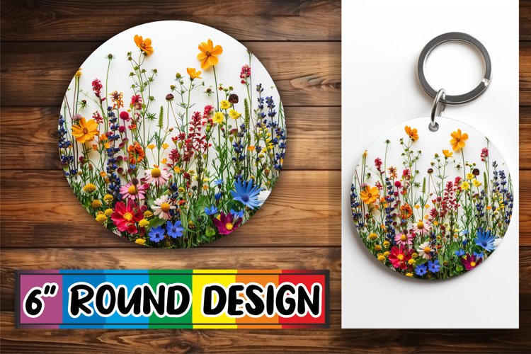 Radiant Floral Circle Sublimation Gallery (3520020)