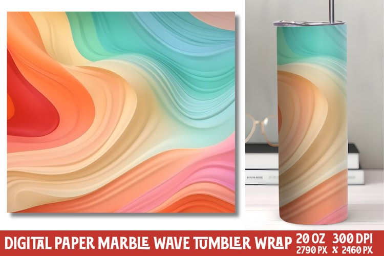 Marvel Wave Tumbler Wrap Sublimation