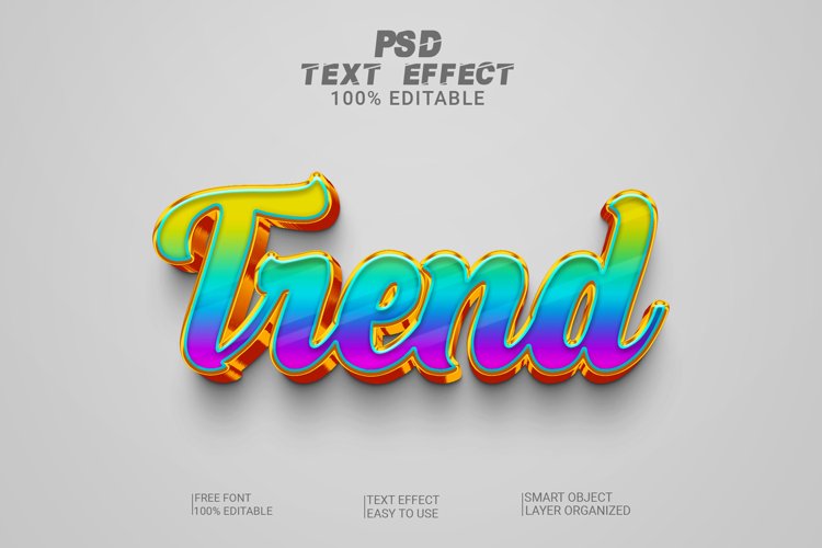Trend 3d Editable Text Effect Style (2478569)