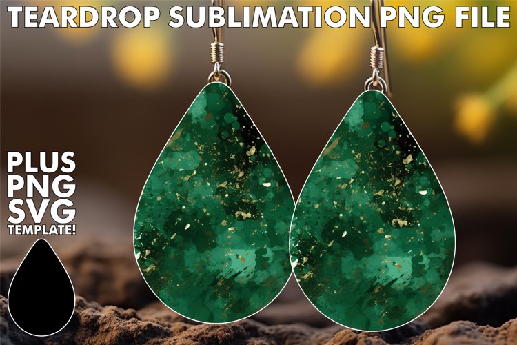 Sublimation-Ready Sparkling Drops