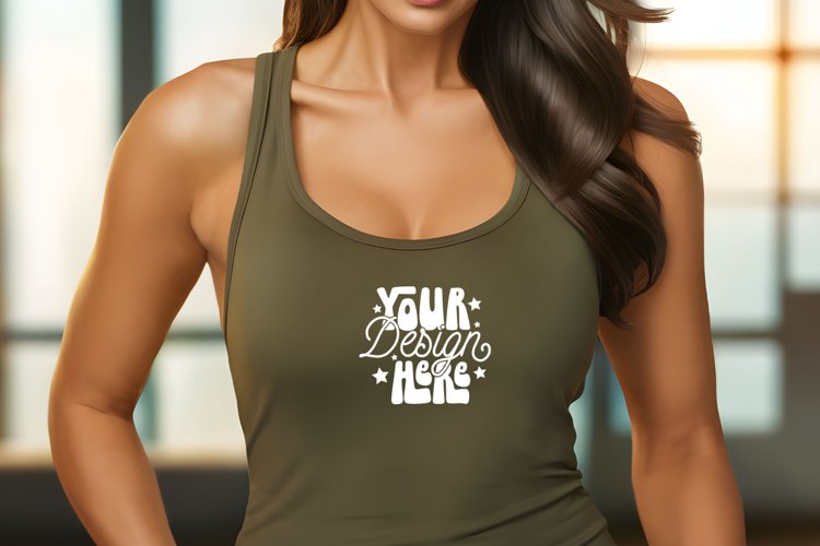 Next Level 1533 Military Green Mockup, Next Level (4180731)