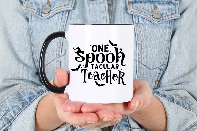 Halloween SVG - One Spooktacular Teacher (352522) | SVGs | Design Bundles