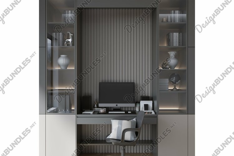 Study Room Frame Mockup, Young Room Mockup, Study (2329716)