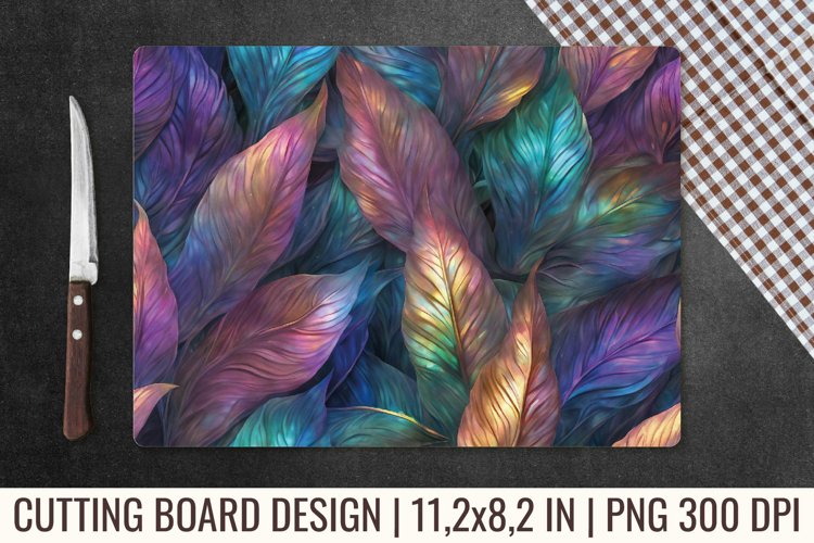 3D Leaves Cutting Board | Kitchen Glass Cutting (3162967)