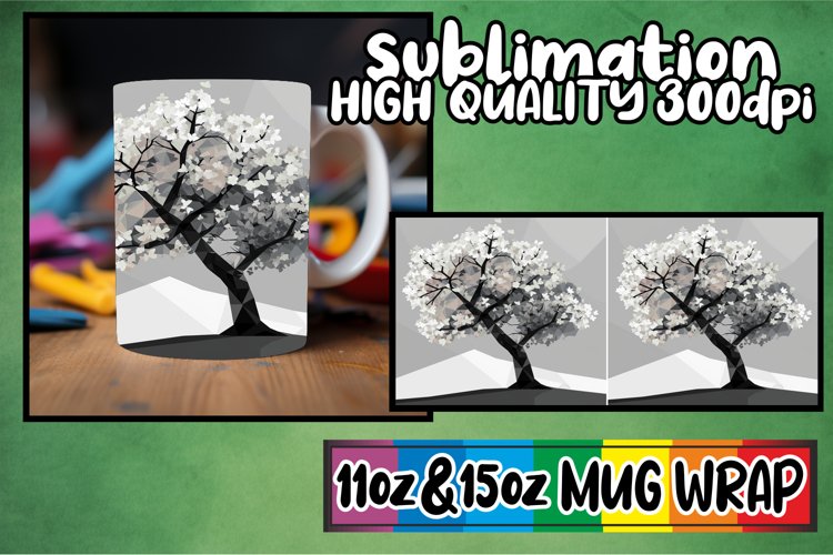 Sublimation Beauty with Artistic Tree Patterns