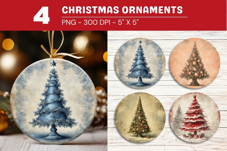 rounded christmas ornament christmas tree 2