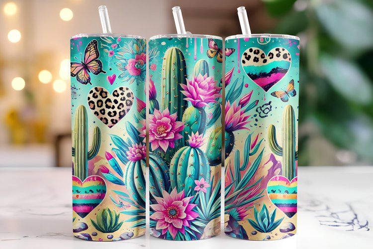 Cactus Tumbler Wrap | Sublimation | Tumblers (4720414)