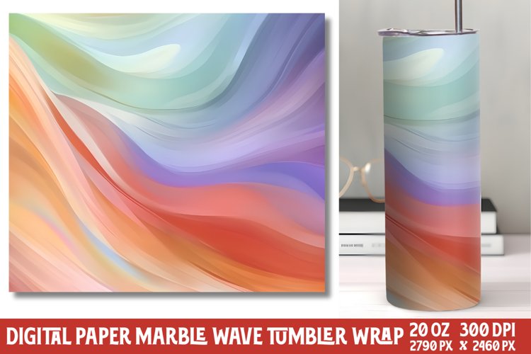 Marvel Wave Tumbler Wrap Sublimation