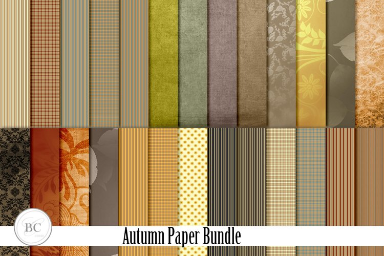 Autumn Paper Pack (483023) | Backgrounds | Design Bundles