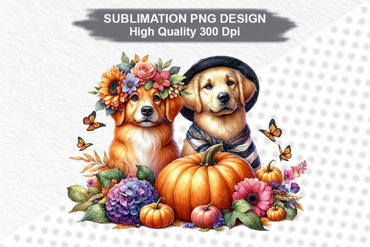 Halloween Dog - Halloween clipart Sublimation PNG Design