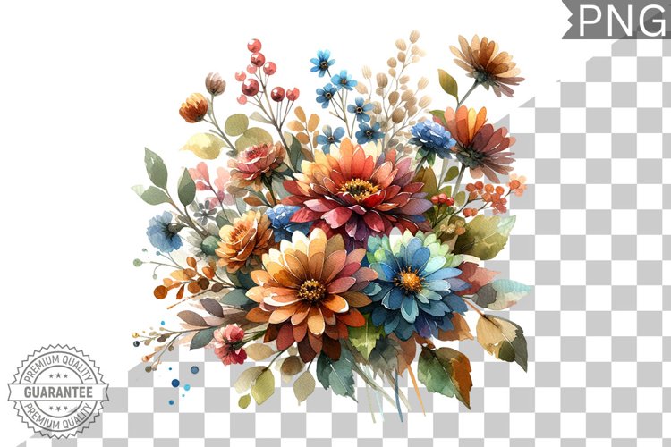 Flowers Sublimation - Clipart PNG Design