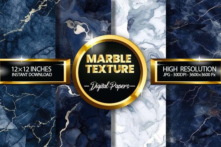 Marble Texture Digital Papers - 04 Variations (3007108)